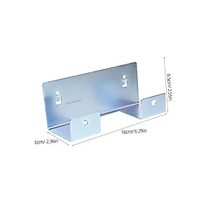 Gatuida 2pcs Power Tool Organizer Electric Drill Storage Rack Pegboard Hanger for Garage Heavy Duty Hooks for Garage Wall Hooks Peg Board Tool Holders for Wall Silver Stainless Steel