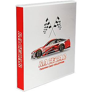 UniKeep Nascar Themed Collectible Card Storage Binder, 360 Card Capacity (Car)