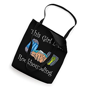 Girl Likes Rockhounding Science Mineralogy Tote Bag