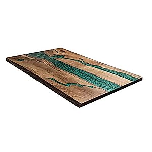 Epoxy Table, Live Edge Wooden Table, Epoxy Resin River Table, Natural Wood, Dining table, Natural Epoxy Table, Resin Table
