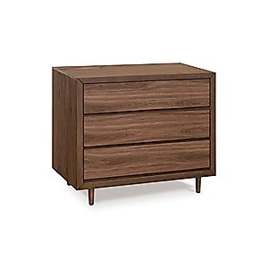Ubabub Nifty 3-Drawer Assembled Dresser in Walnut