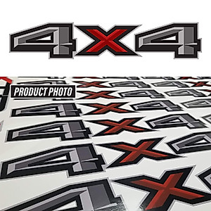 4x4 Decals Stickers for F150 (2015-2020) and F250 F350 (2017-2020) Set of 2 (4x4 Original)