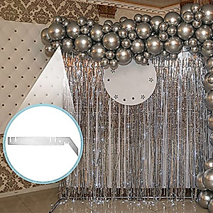 4 Pcs 9'' Double Crossbar Hanger Crossbar Valance Hanger for Backdrop Pipe Drape Stand Wedding