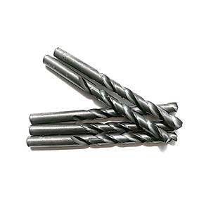 5PCS 1/2" Black Oxide Twist Drill Bits