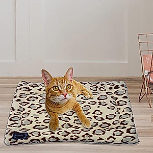 Lazyspace Electric Cloth Heater Pad Pet Mat with Automatic Shutdown Protection Plush Fabric Convenient Three-Speed Thermostat Heating Element