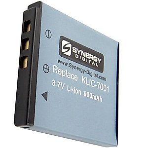 Synergy Digital Camera Battery, Works with Kodak EasyShare M753 Digital Camera, (li-ion, 3.7V, 900 mAh) Ultra Hi-Capacity, Compatible with Kodak KLIC-7001 Battery