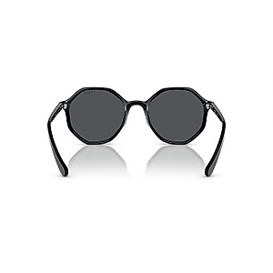 Vogue Eyewear Woman Sunglasses Black Frame, Grey Lenses, 52MM