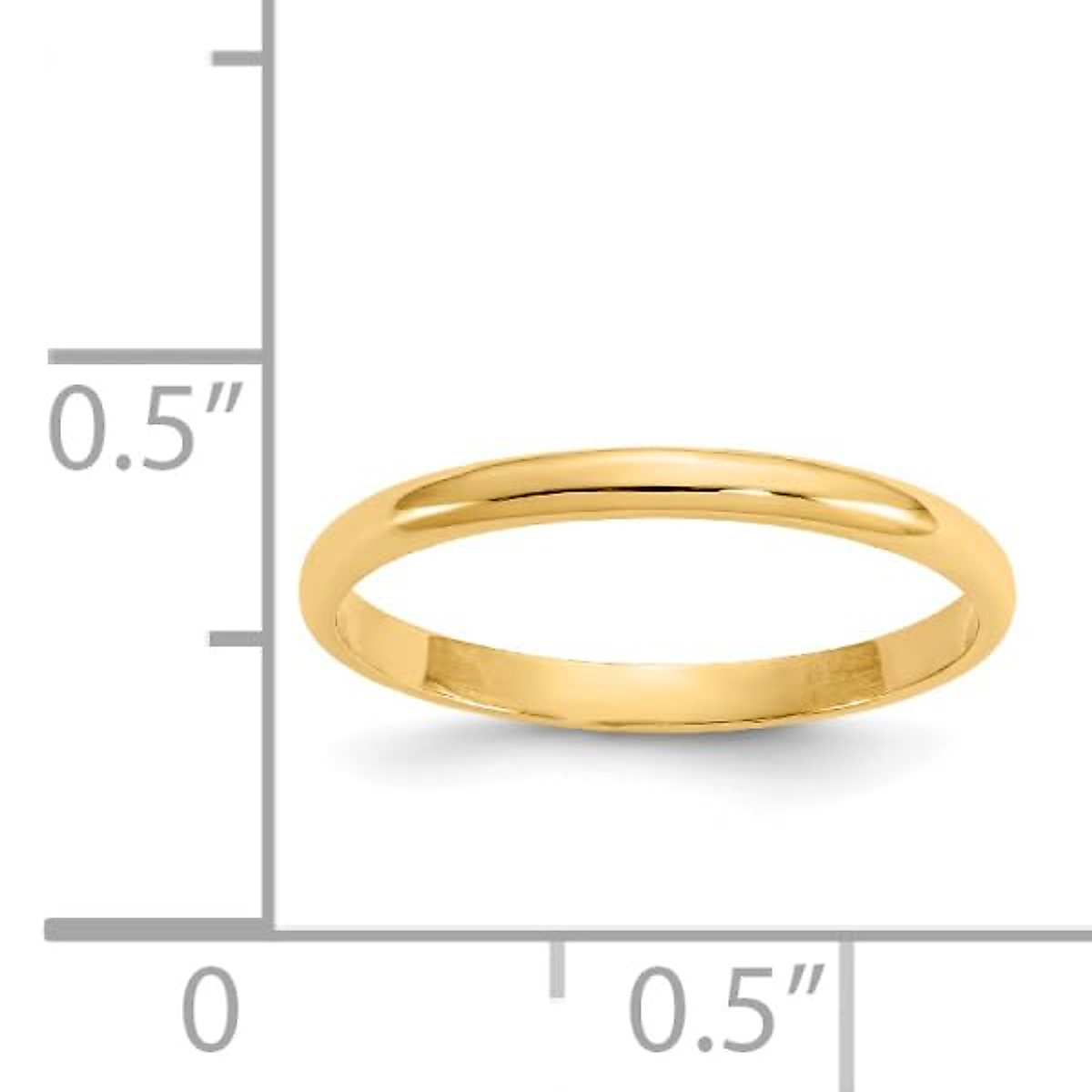 IceCarats 14K Yellow Gold Ring Size 3