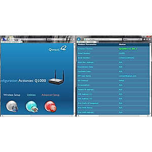 Actiontec Q1000 for Qwest Wireless N VDSL Modem Router