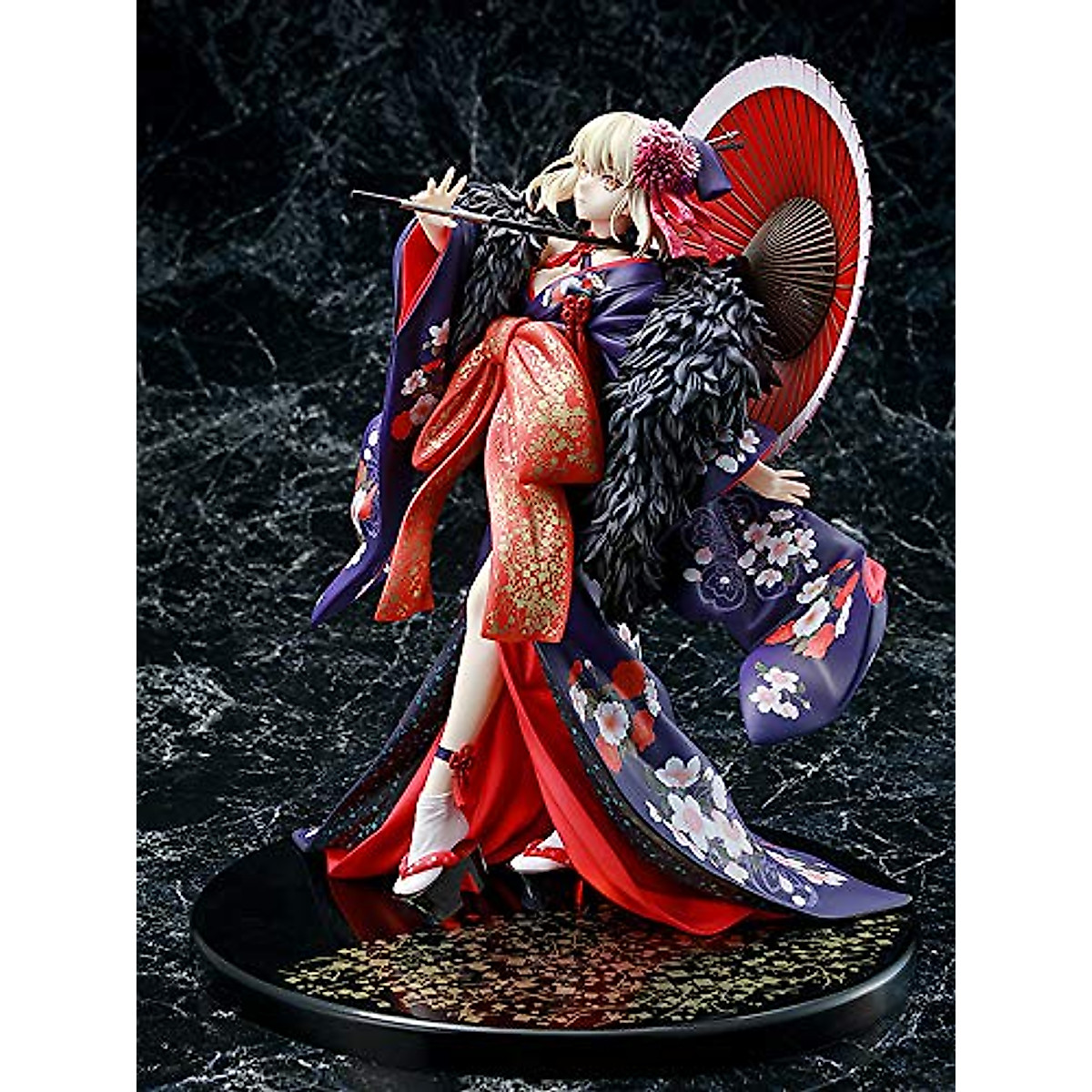 Kadokawa Fate/Stay Night: Heaven's Feel: Saber/Alter (Kimono Version) 1:7 Scale PVC Figure, Multicolor