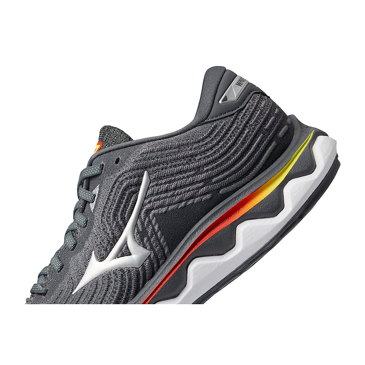 Mizuno Men's Wave Horizon 6 Sneaker, Ultimate Grey/Silver, 12