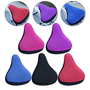 BESPORTBLE Road Bike Saddle Cover 5pcs Bicycle Seat Cover Car Seat Bike Nylon Exercise Seat