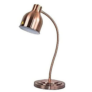 Freestanding Food Heat Lamp with 250w Bulb Food Warmer Light Heating Food Lamps for Buffet Restaurant Home Catering,Copper