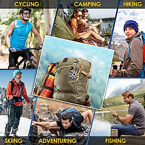 Gifts for Men-Snowflake Multitool Tools Christmas Stocking Stuffers Gifts for Dad Adults Women and Multitool Pen Construction Tools Tools for Husband Him Teens