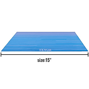 VEVOR RV Awning 15' Camper Awning Fabric, Trailer Awning Canopy Patio Camping Car Awning, Durable 15oz Vinyl Roller Tube for RV, Van, SUV, Patio Awning Replacement Ocean Blue Fade