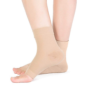 SPOTBRACE Medical Compression Breathable Ankle Support Men Women, Elastic Thin Ankle Brace, Pain Relief Foot Sleeve for Unisex Swelling, Achilles Tendonitis, Plantar Fasciitis and Sprained
