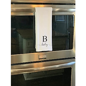 Personalized Tea Towels, Bridal Shower Gift, Hostess Gift, Wedding Gift