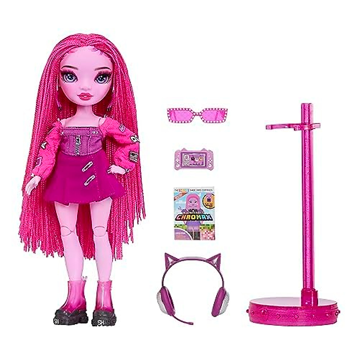 Rainbow High Shadow High Pinkie - Pink Fashion Doll. Fashionable Outfit & 10+ Colorful Play Accessories. Great Gift for Kids 4-12 Years Old & Collectors
