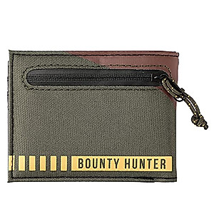 Star Wars Boba Fett Nylon Bifold with Zipper and Rubber Patch