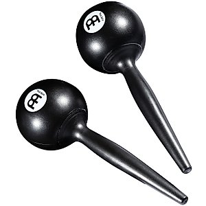 Meinl Percussion PM3BK Plastic Maracas, Black