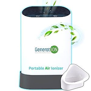 HealthyLine GeneratIon 50 Negative Ion Generator - Small Personal Air Ionizer with Highest (50 million negative ions/cc) Output - Ozone Free, Filterless Mobile Travel - Rechargeable