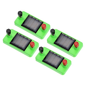 PATIKIL Mini Solar Panels, 4Pcs Portable Solar Panels Electrical Battery Power DIY Experiment for Physics Laboratory Equipment Electronic Teaching Educational