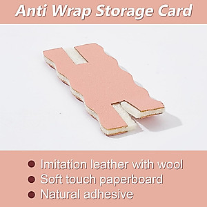 OLYCRAFT 10pcs Portable Tangle-Free Jewelry Organizer 1x2.6x0.1 Inch Rectangle Tangle-Free Necklaces Containers Necklace Card Holder Universal Jewelry Storage Case for Chain Necklaces Jewelry Storage