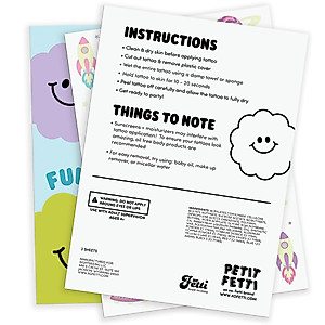 xo, Fetti Space + Planets Glow in Dark Temporary Tattoos for Kids - 50 pcs | Alien Birthday Party Supplies, Astronaut Favors + Rocket ship Decorations