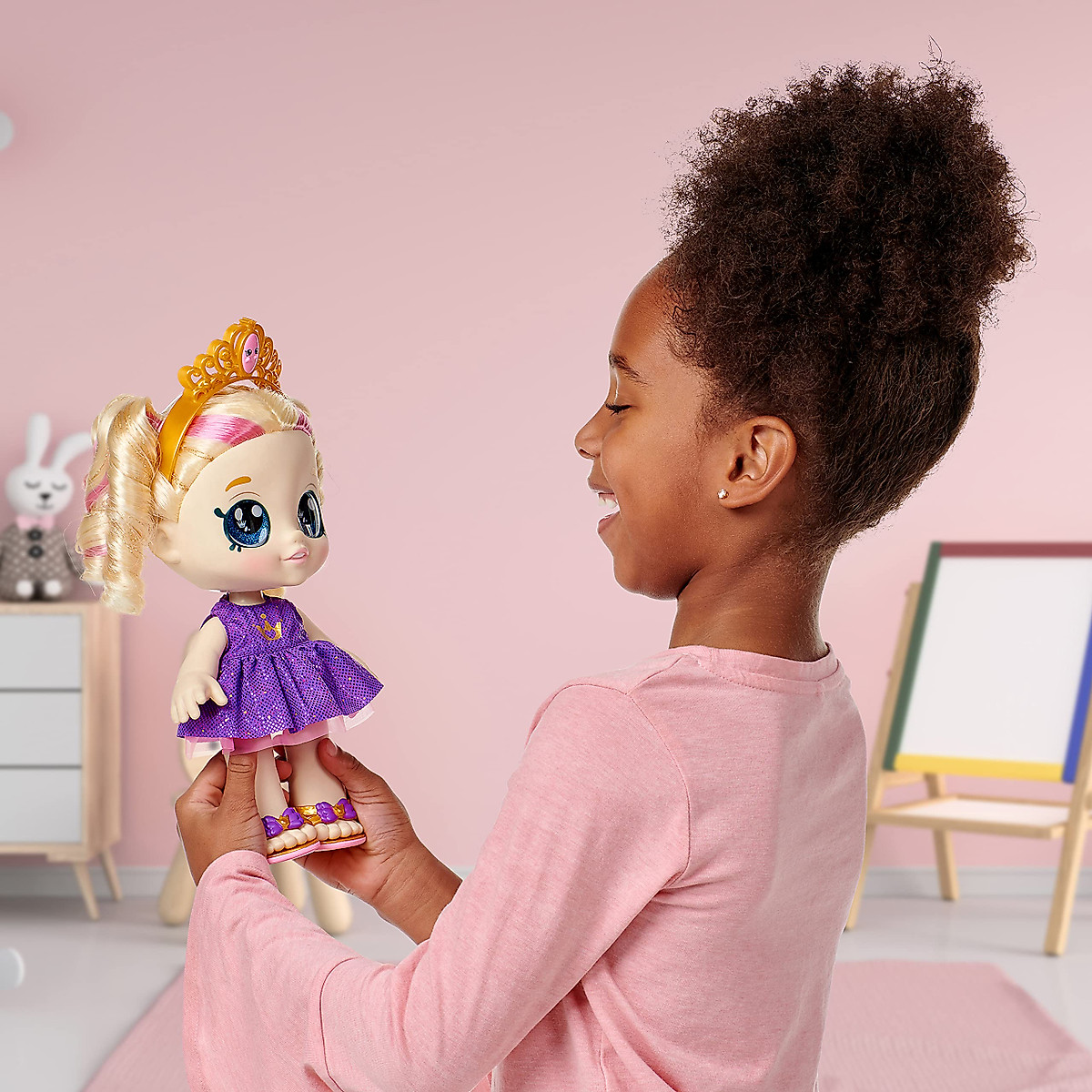 Kindi Kids Scented Sisters - Pre-School 10" Play Doll - Tiara Sparkles