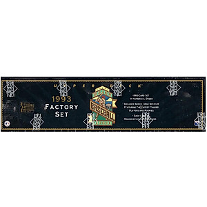MLB 1993 Upper Deck Factory Set