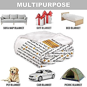 SXCEN Sherpa Fleece Throw Blanket for Couch Learned from Gilmore Girls About Life Quotation Thick Fuzzy Warm Soft Throws for Sofa, 50x60 Inches