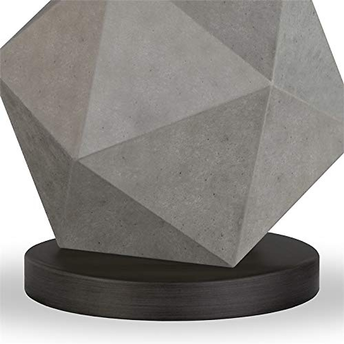 Henn&Hart Concrete Geometric Lamp, One Size