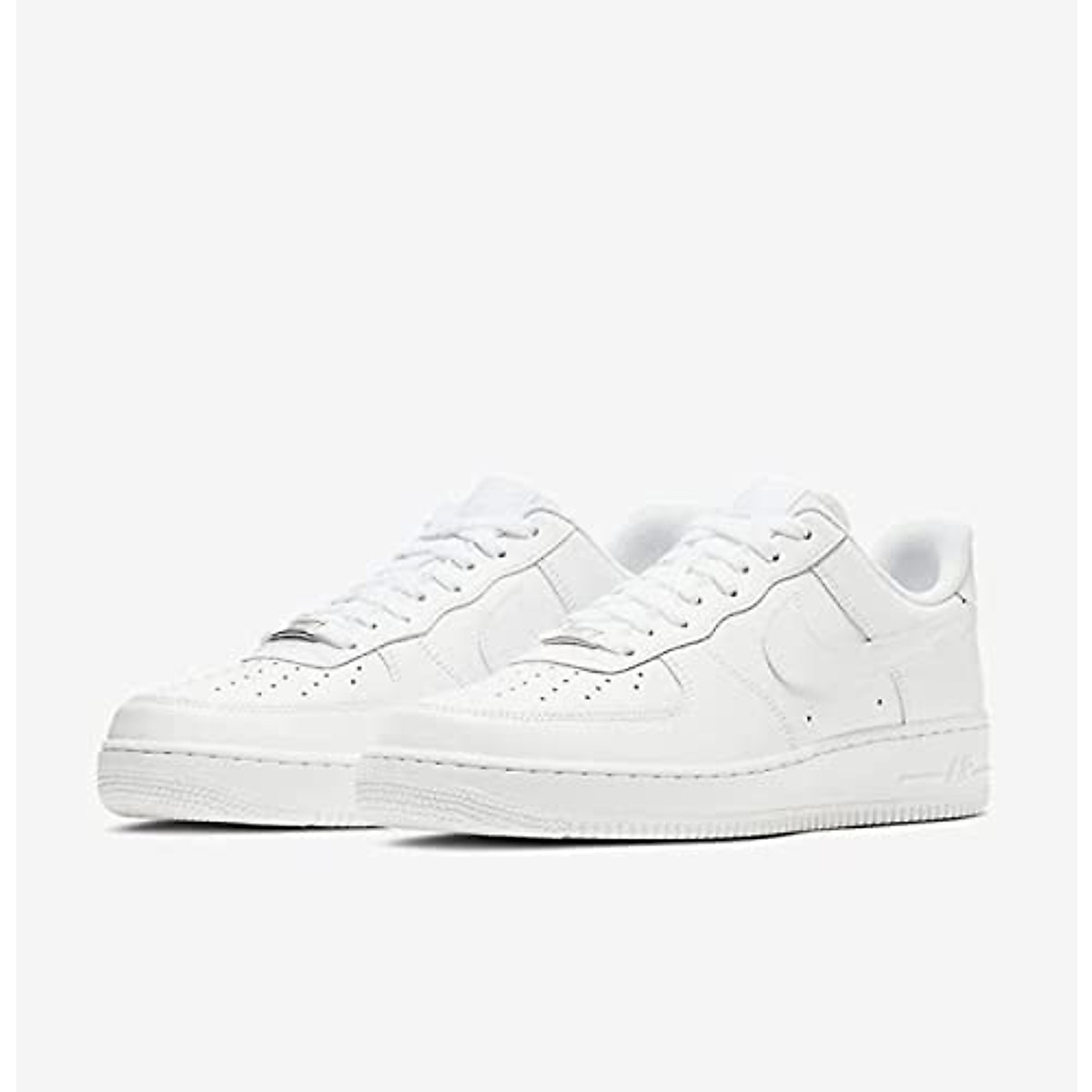 Nike Men's Air Force 1 Shoe, Pure Platinum/White/Pure Platinum, 10