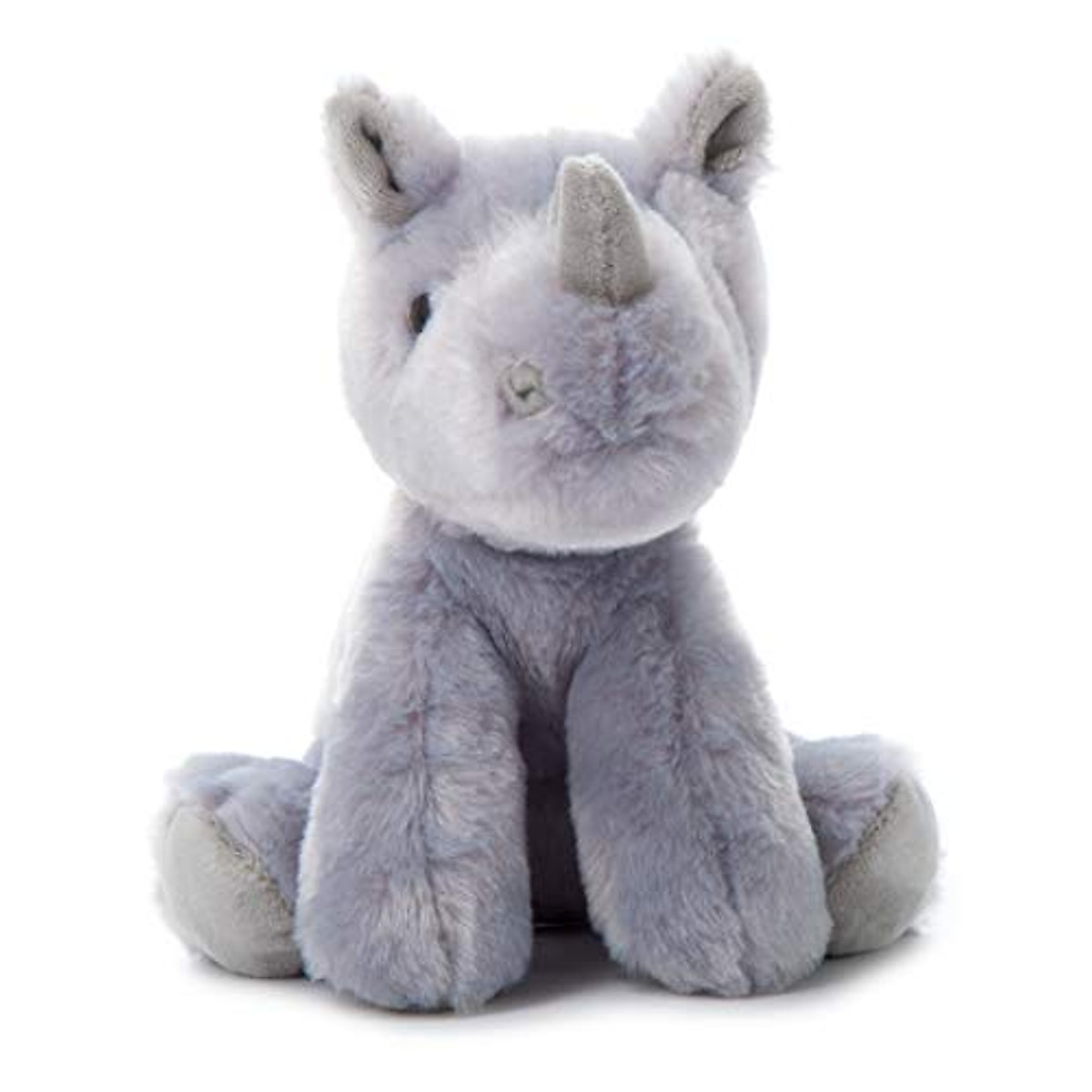 The Petting Zoo Rhino Stuffed Animal, Gifts for Kids, Wild Onez Zoo Animals, Rhino Plush Toy 8 inches