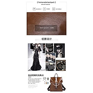 Women Backpack Purse PU Leather Shoulder Bag Travel Bag Handbag Casual Fashion Multifunctional Design Satchel Bags Anti-theft