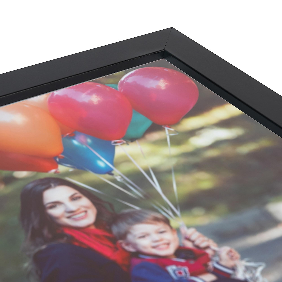 ArtToFrames 10x25 inch Black Picture Frame, 2WOMFRBW72079-10x25