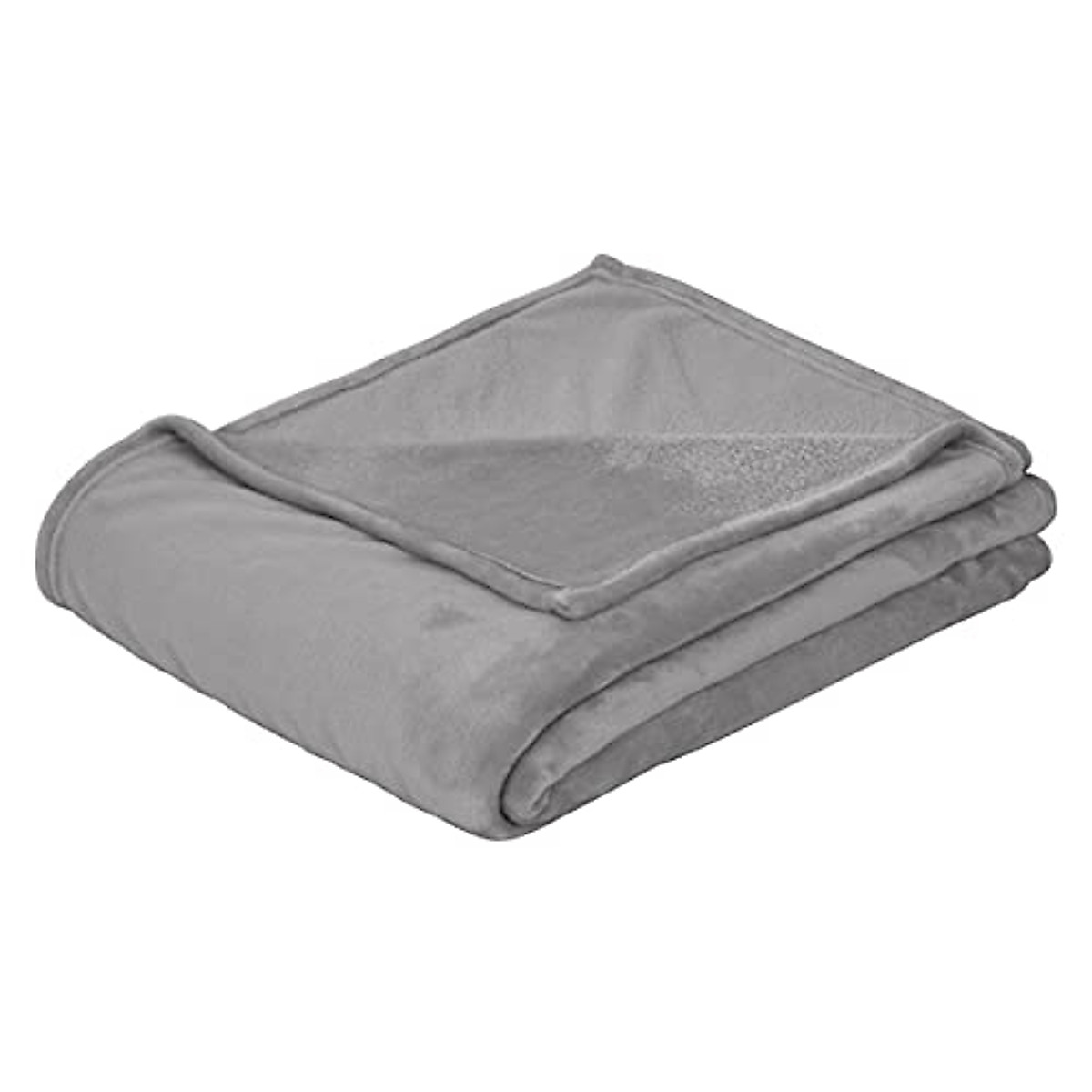 Baby Crib Blanket - 46 X 34 Silky Soft and Cozy, Flannel Fleece Velvet for Crib, Bassinet, Stroller, Car Seat - 46" X 34", Dark Grey