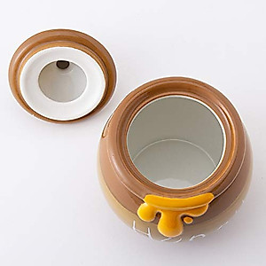 Disney SAN2883 Winnie the Pooh Honey Pot Canister Storage Container, Candy Container, Height 5.3 inches (13.5 cm), Winnie the Pooh Goods, Miscellaneous Goods, Interior, Tableware