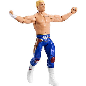 Mattel WWE Cody Rhodes Top Picks Action Figure, Collectible with 10 Points of Articulation & Life-like Detail, 6-inch