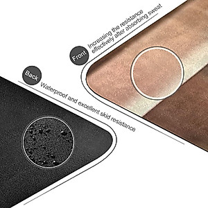 GOODOLD Funny Horse Yoga Mat, 71 x 26 Inch Non-slip Yoga Mats Folding Travel Exercise Mat Indoor Outdoor Gym Pilates with Storage Bag for Women Men