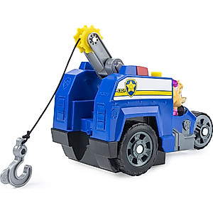 Paw Patrol, Chase Split-Second 2-in-1 Transforming Police Cruiser Vehicle with 2 Collectible Figures