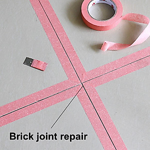 BOMEI PACK Pink Painters Tape 0.94-Inches x 55 Yards (3-Pack), Painters Masking Tape Bulk - Sharp Edge Line Technology, Produces Sharp Lines | Residue-Free and Artisan Grade Wall Trim Tape