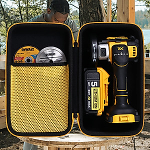 khanka Hard Carrying Case Replacement for DEWALT 20V MAX 3 in 1 Brushless Cut Off Tool (DCS438B), Case Only