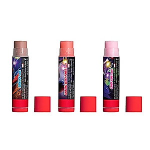 Lip Smacker Marvel Spiderman Holiday 3 pcs Flavored Lip Balm Tin, Stocking Stuff For Boys