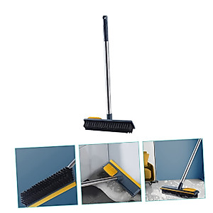 SOLUSTRE Squeegee Brush Broom Carpet Tiles Brooms Tile Brush Carpet Rake Pet Hair Remover Grout Push Broom Floor Dog Hair Remover Abs Household Cleaning Ball