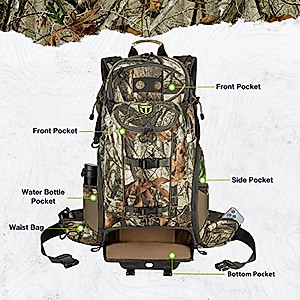 TIDEWE Hunting Blind & Hunting Backpack（Next Camo G2）