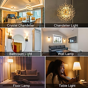 DUMILOO G9 LED Bulb 6W,60W Halogen Equivalent,2700K Warm White,High Brightness 600LM, AC120V T4 G9 Bulbs with Long Lifespan for Chandeliers Home Lighting,G9 Bi-Pin Ceramic Base,Non-Dimmable,6 Pack