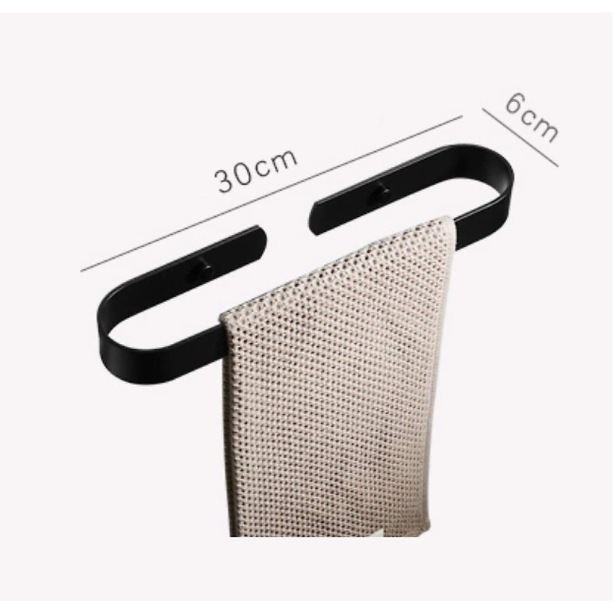 Towel Ring,Coat Hook,Towel Hooks,Rounded Row Towel Rack Rack Towel Hanging Ring Hand Towel Rack Rounded Black