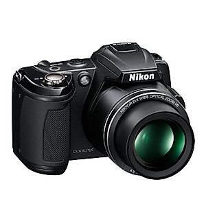 Nikon COOLPIX L120 14.1 MP Digital Camera with 21x NIKKOR Wide-Angle Optical Zoom Lens and 3-Inch LCD (Black) (OLD MODEL)