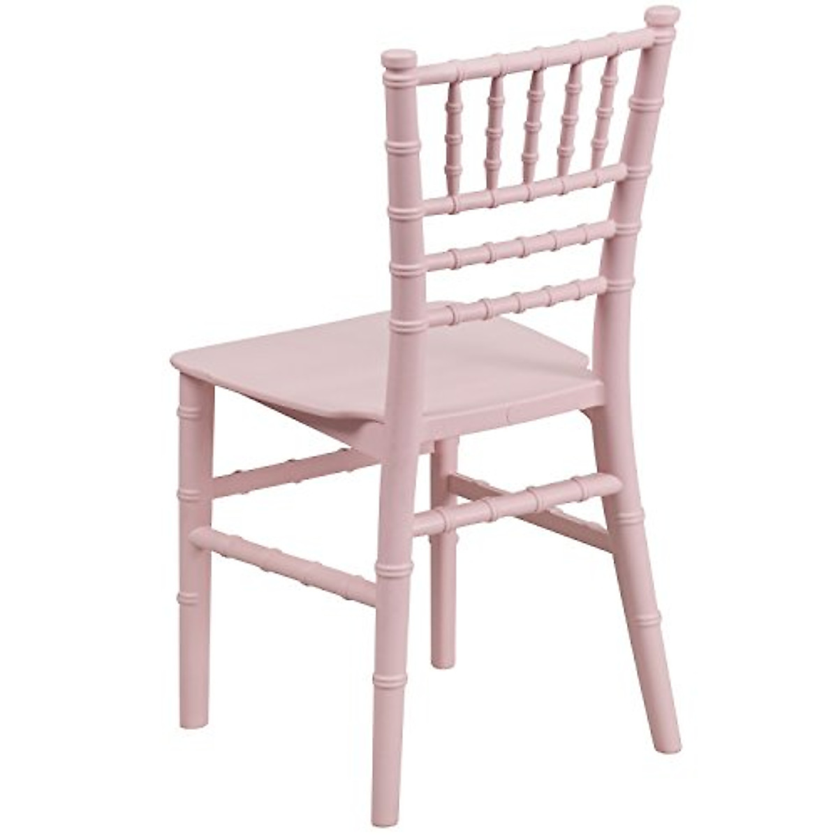 Flash Furniture Child’s Pink Resin Party and Event Chiavari Chair for Commercial & Residential Use